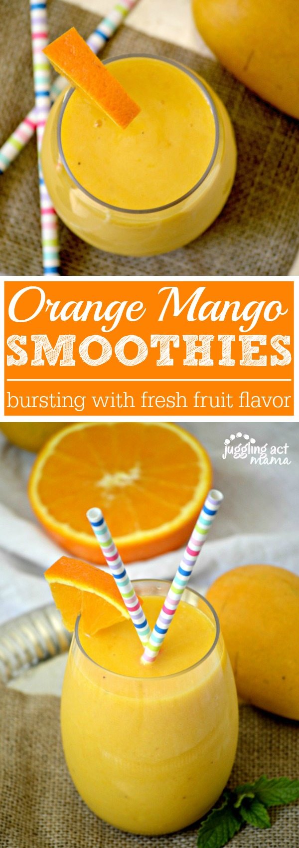 Immune Boosting Orange Mango Smoothie Recipe